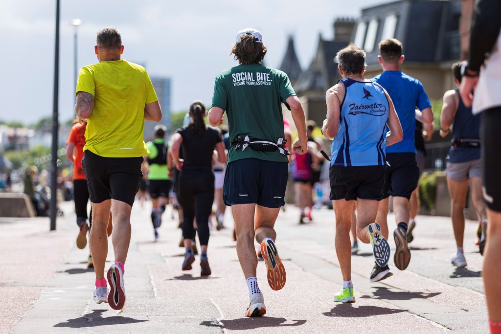 Running Edinburgh Marathon - Andron Facilities Management